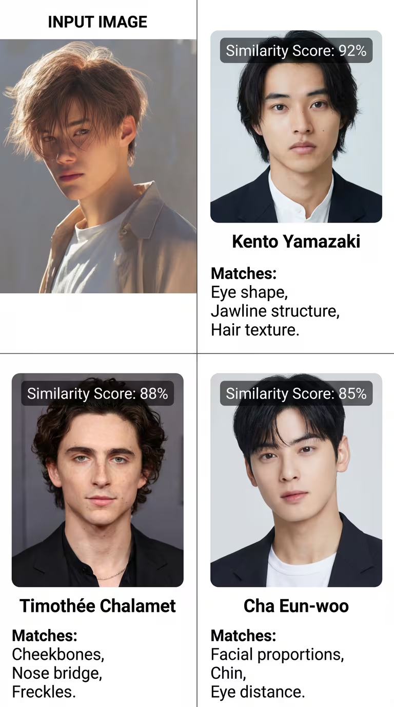 AI Celebrity Look Alike - Find Your Celebrity Match | Visiva